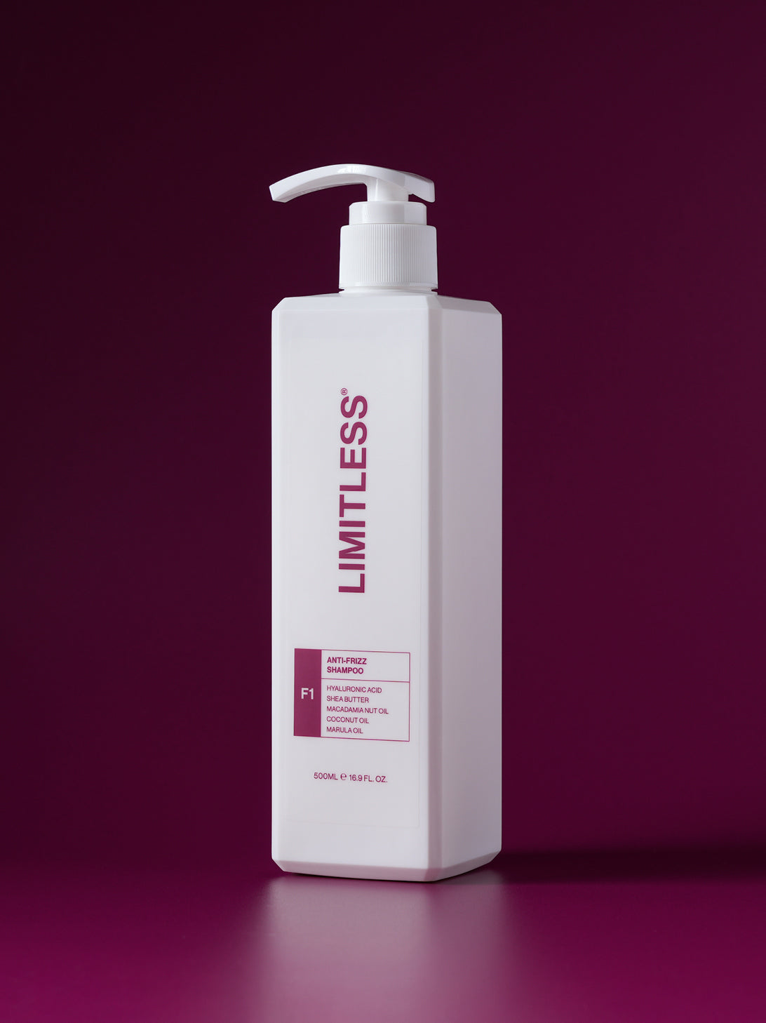F1 Anti-Frizz Shampoo 500ml – LIMITLESS HAIR CO